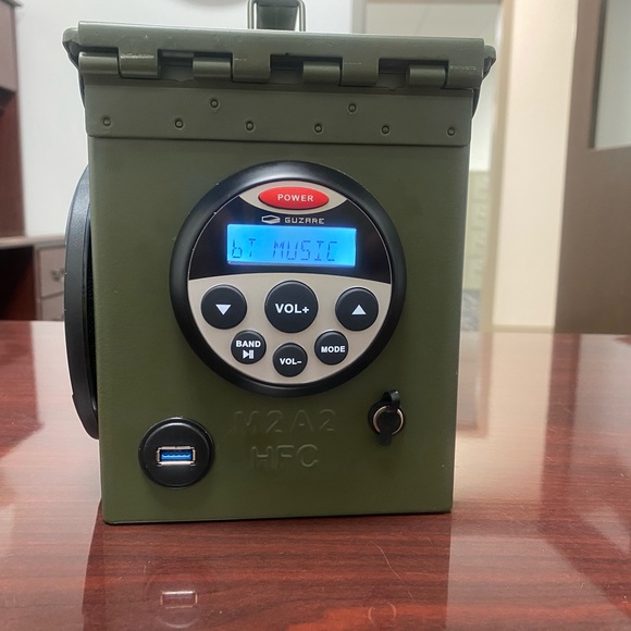 Portable Audio & Video | Custom Built Ammo Can Radio Boom Box Bluetooth ...